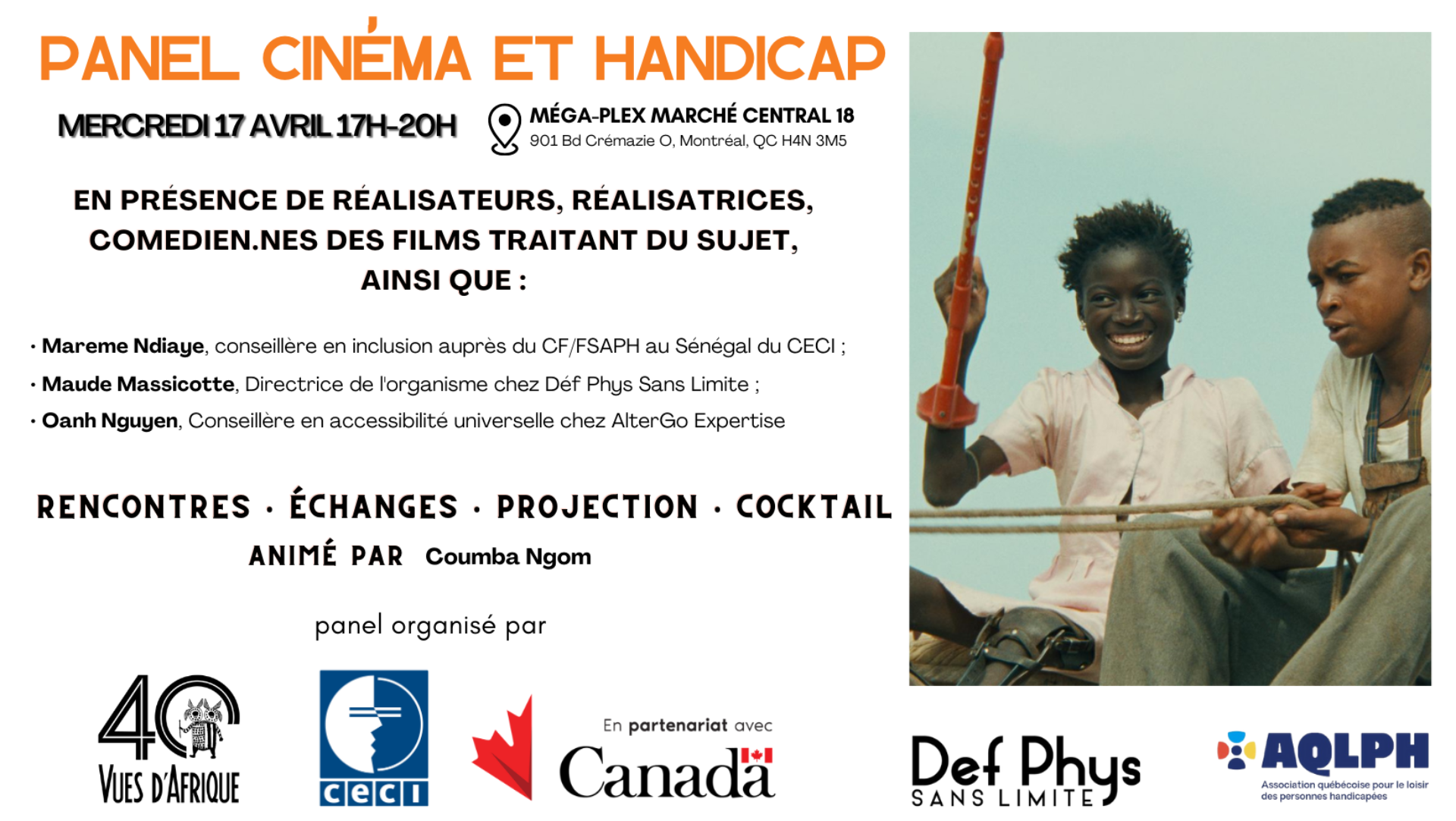 Panel sobre cine y discapacidad en el marco del festival Vues… | CECI